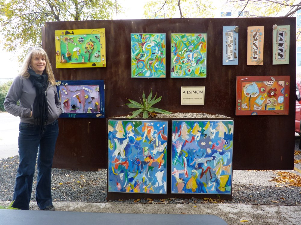 About A.J. | A.J. Simon - Austin Painter and Assemblage Artist